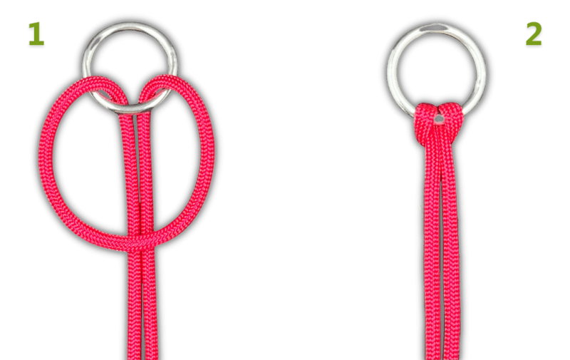 Make a cheerful keychain with paracord scraps | Tutorial