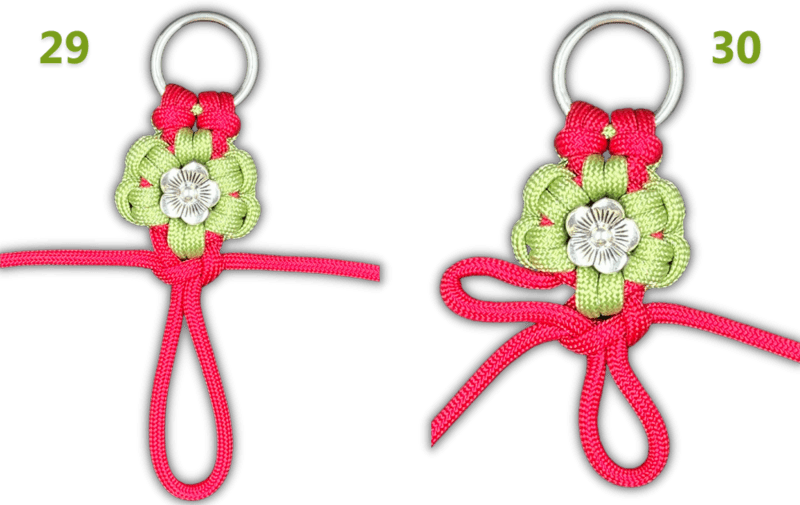 Make a cheerful keychain with paracord scraps | Tutorial