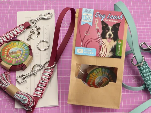 Make a BioThane dog leash with paracord | DIY kit instructions